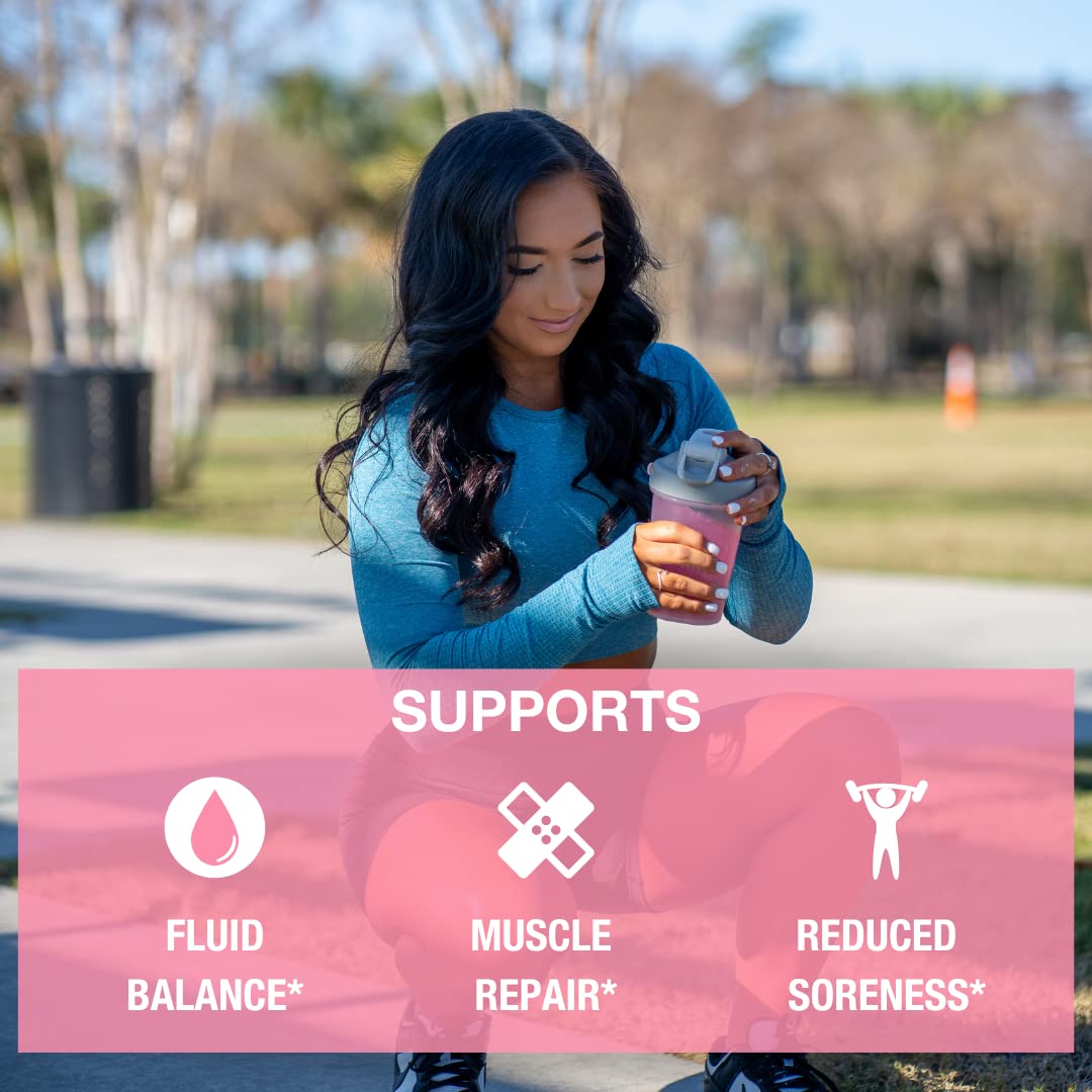 Honey Badger BCAA + EAA Amino Acids Electrolytes Powder, BCAAs + L-Glutamine, Keto, Vegan, Sugar Free for Men & Women, Hydration & Post Workout Muscle Recovery Drink Mix, Pink Lemonade, 30 Servings