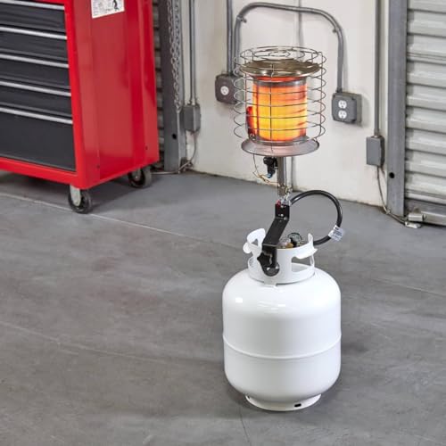 ProCom 360-Degree Tank Top Propane Heater - 42,000 BTU - Model# PCTT360, White