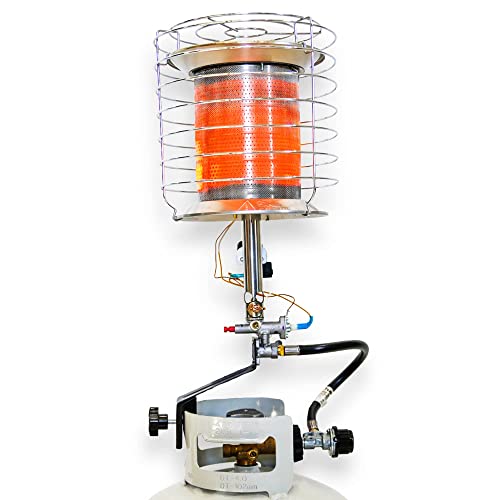 ProCom 360-Degree Tank Top Propane Heater - 42,000 BTU - Model# PCTT360, White
