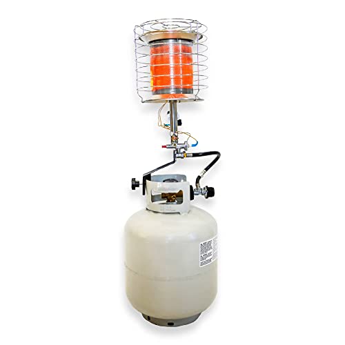 ProCom 360-Degree Tank Top Propane Heater - 42,000 BTU - Model# PCTT360, White