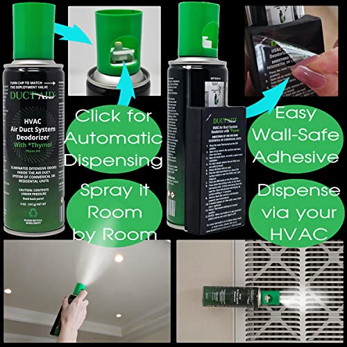 Air Freshener for HVAC System, Commercial, Residential & Cars| Made with Thyme extract, natural Plant based product Now available in a Concentrated Formula for maximum effectiveness (PACK 1)