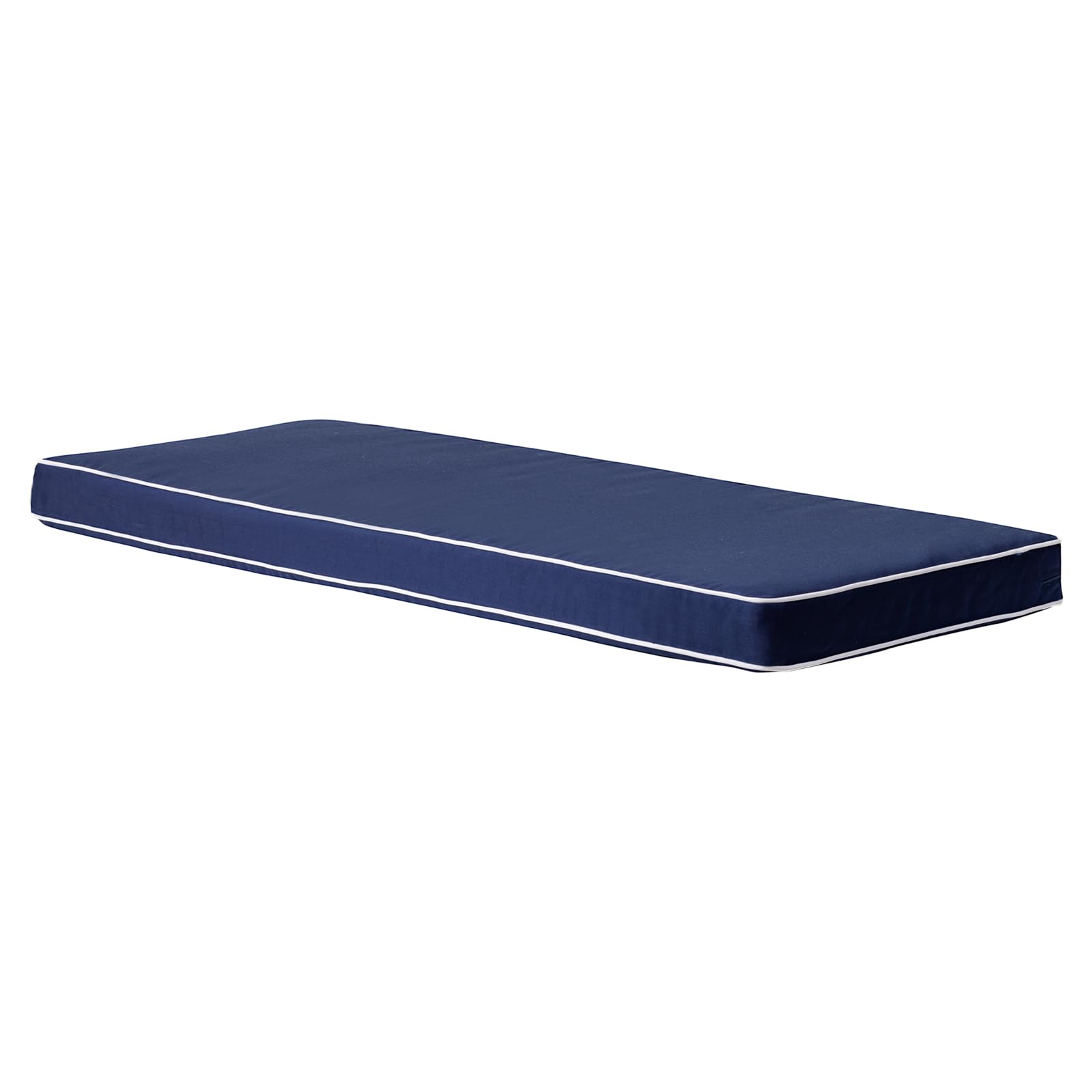 PNP FKJP Outdoor Bench Cushion 48" x 18" x 3", Waterproof Patio Furniture Cushions,Outdoor Porch Swing Cushion,Navy (Cushion + Cover)