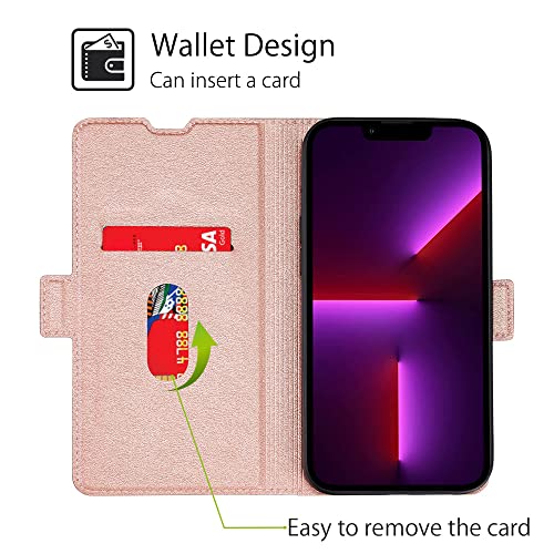 Fansipro Wallet Folio Case for Oppo Reno 2 Z, Premium PU Leather Slim Fit Cover for Reno 2 Z, 1 Card Slot, Handy, Golden