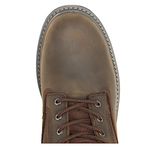 Wolverine Men's Floorhand Waterproof Insulated 8" Boot Construction, Dark Brown, 8