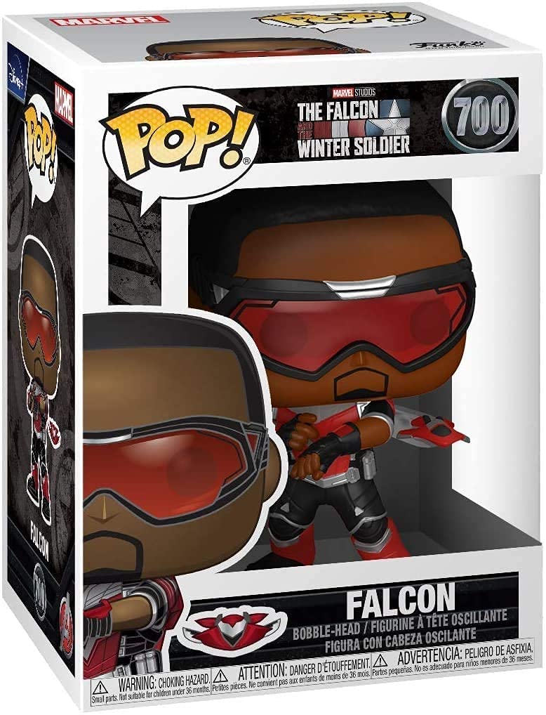 POP Marvel: Falcon and The Winter Soldier - Falcon with Redwing Funko Vinyl Figure (Bundled with Compatible Box Protector Case)