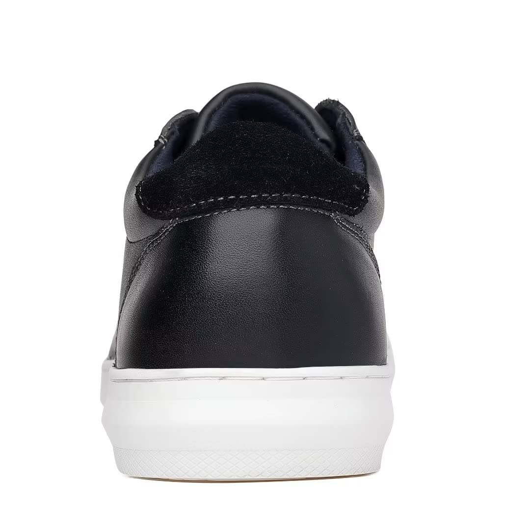Casual Sneakers, Originals Oxford Lace-up Leather Shoes for Men Black 10