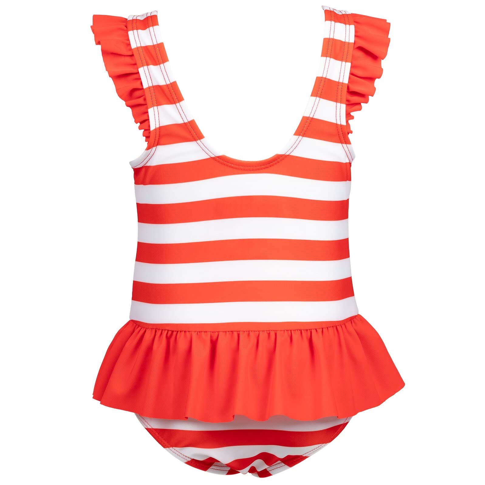 Sesame Street Elmo Toddler Girls One-Piece Bathing Suit Dress Red 2T