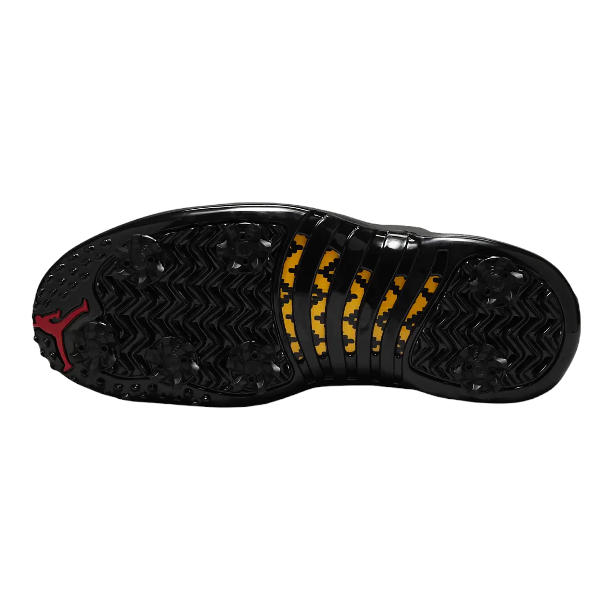 Jordan 12 Low Retro Taxi Men's Golf Cleats DH4120-100 White/Black
