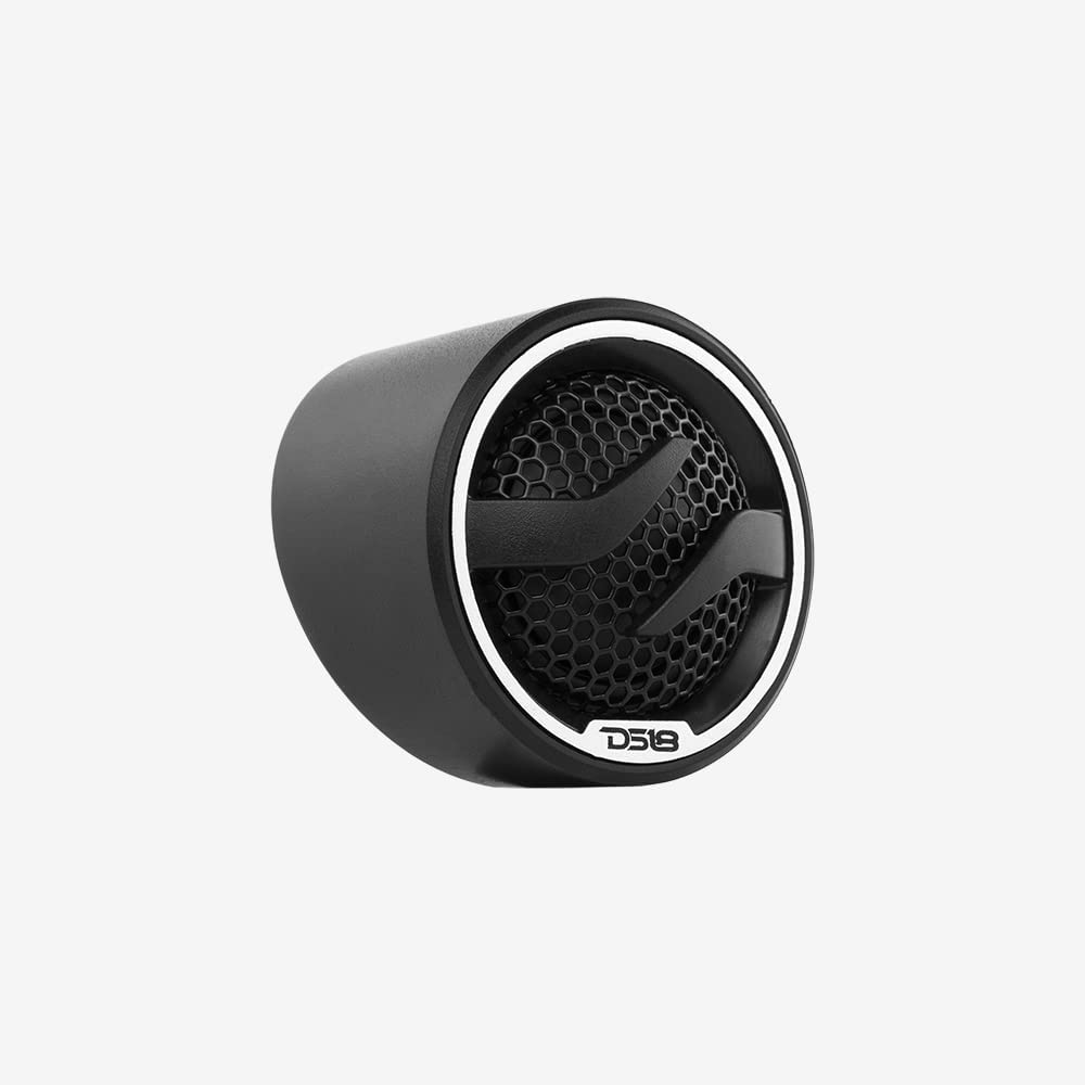 DS18 ZXI-T1 1.7 Inches Pei Dome Car Audio Tweeter with 1" Aluminum Voice Coil 100 Watts Peak 4 Ohms