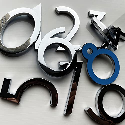 HopeWan Self Adhesive Mailbox Numbers, 2.8 Inch Door Address Sign Number Stickers for Aprtment Office Room Home Decor Project.