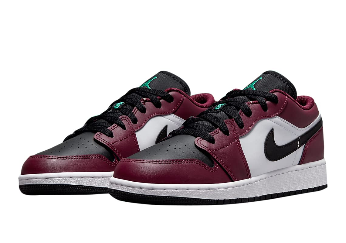 Big Kid's Jordan 1 Low SE Dark Beetroot/Black-Roma Green (DM0589 635) - 5.5