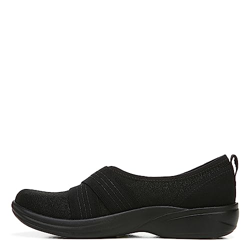 BZees Women's Niche III Flat, Blacknet, 8 Wide