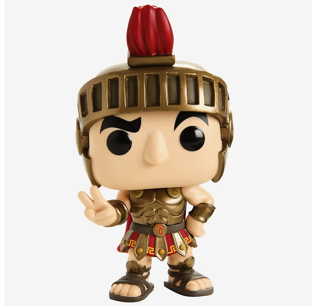 POP College Mascots USC Tommy Trojan Home Trojan Armor Funko Pop Multicolored 3.75 inches