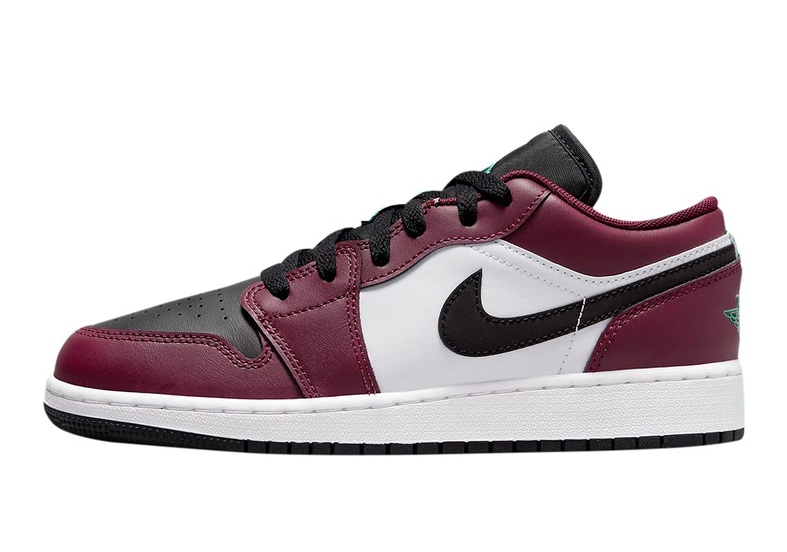 Big Kid's Jordan 1 Low SE Dark Beetroot/Black-Roma Green (DM0589 635) - 5.5