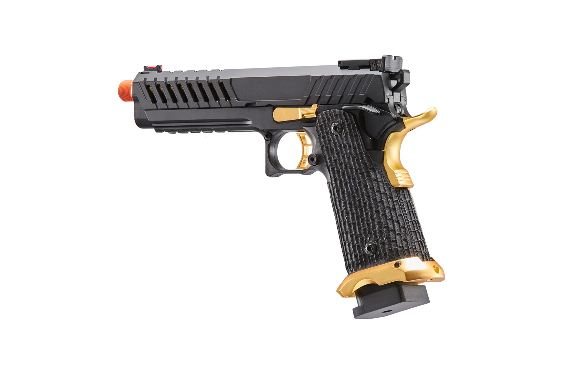 Lancer Tactical Knightshade Hi-Capa Gas Blowback Full Metal Airsoft Pistol-330 FPS