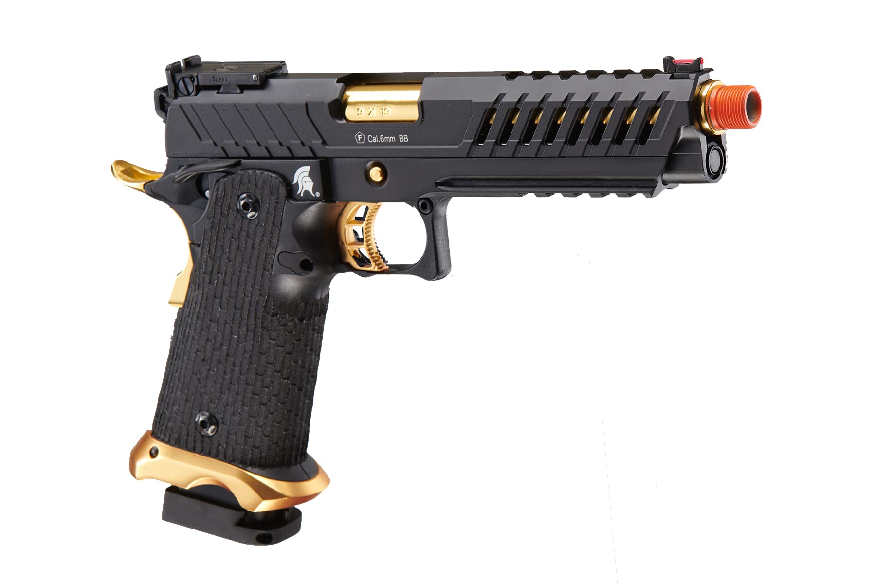 Lancer Tactical Knightshade Hi-Capa Gas Blowback Full Metal Airsoft Pistol-330 FPS