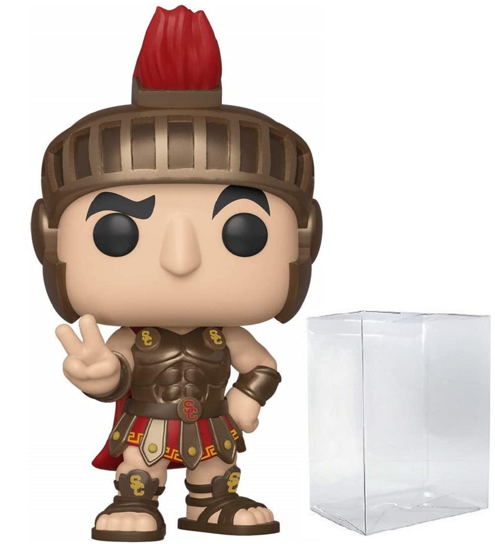 POP College Mascots USC Tommy Trojan Home Trojan Armor Funko Pop Multicolored 3.75 inches