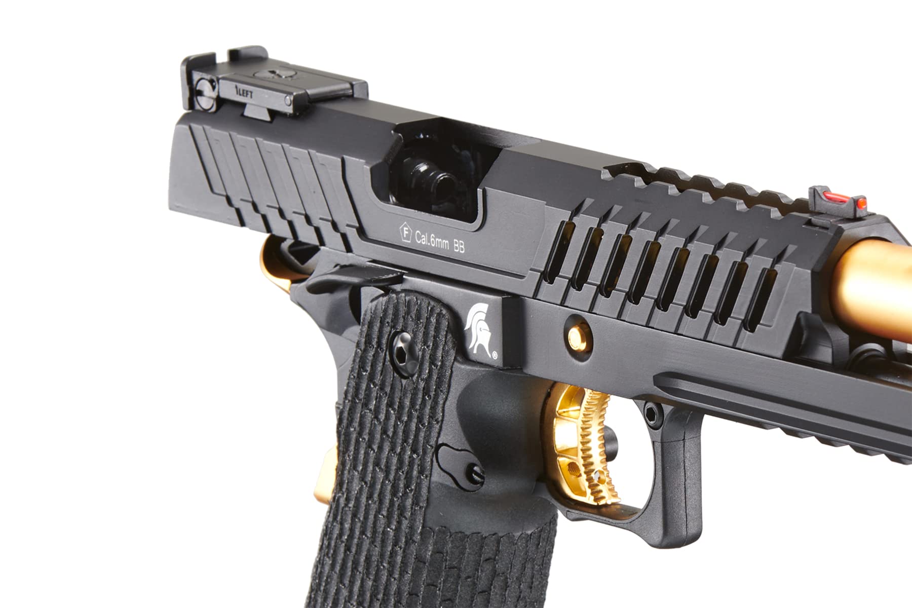 Lancer Tactical Knightshade Hi-Capa Gas Blowback Full Metal Airsoft Pistol-330 FPS