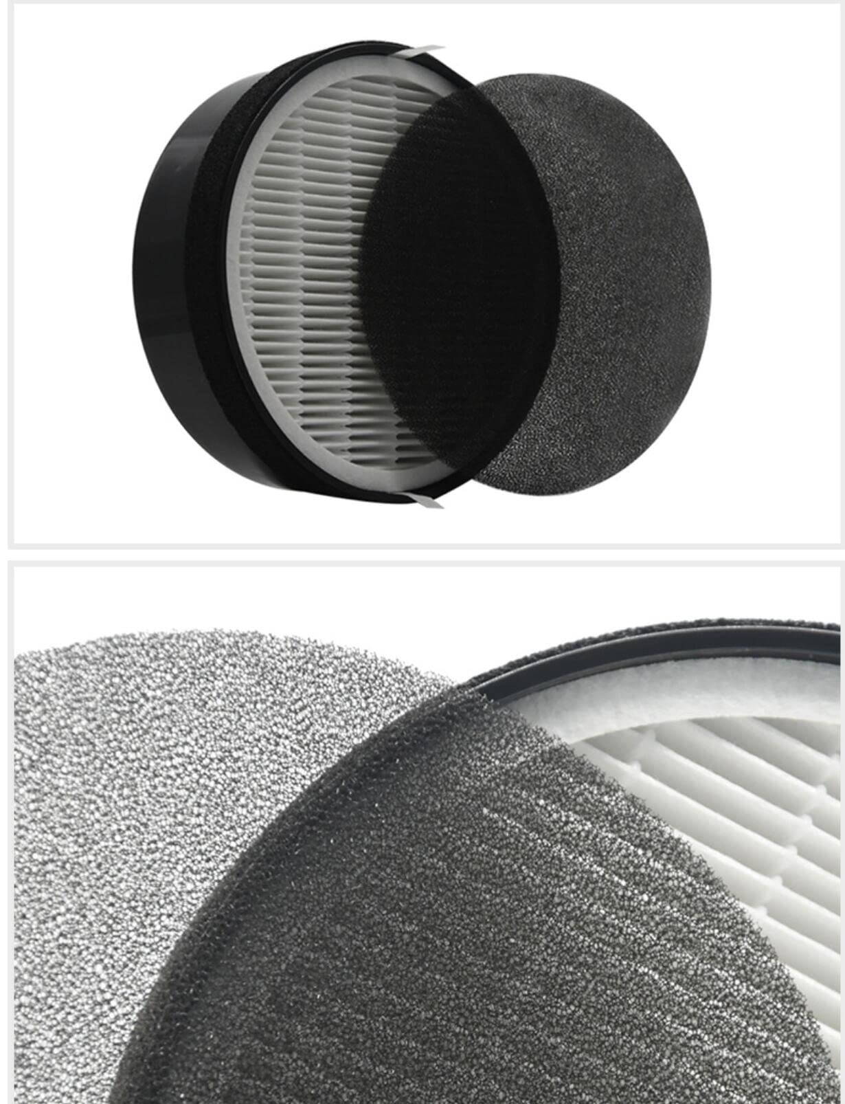 AMSAMOTION LV-H132 Air Purifier Replacement Filter, True HEPA Filter, LV-H132-RF, Compatible with Levoit LV-H132 Air Purifier 2pack