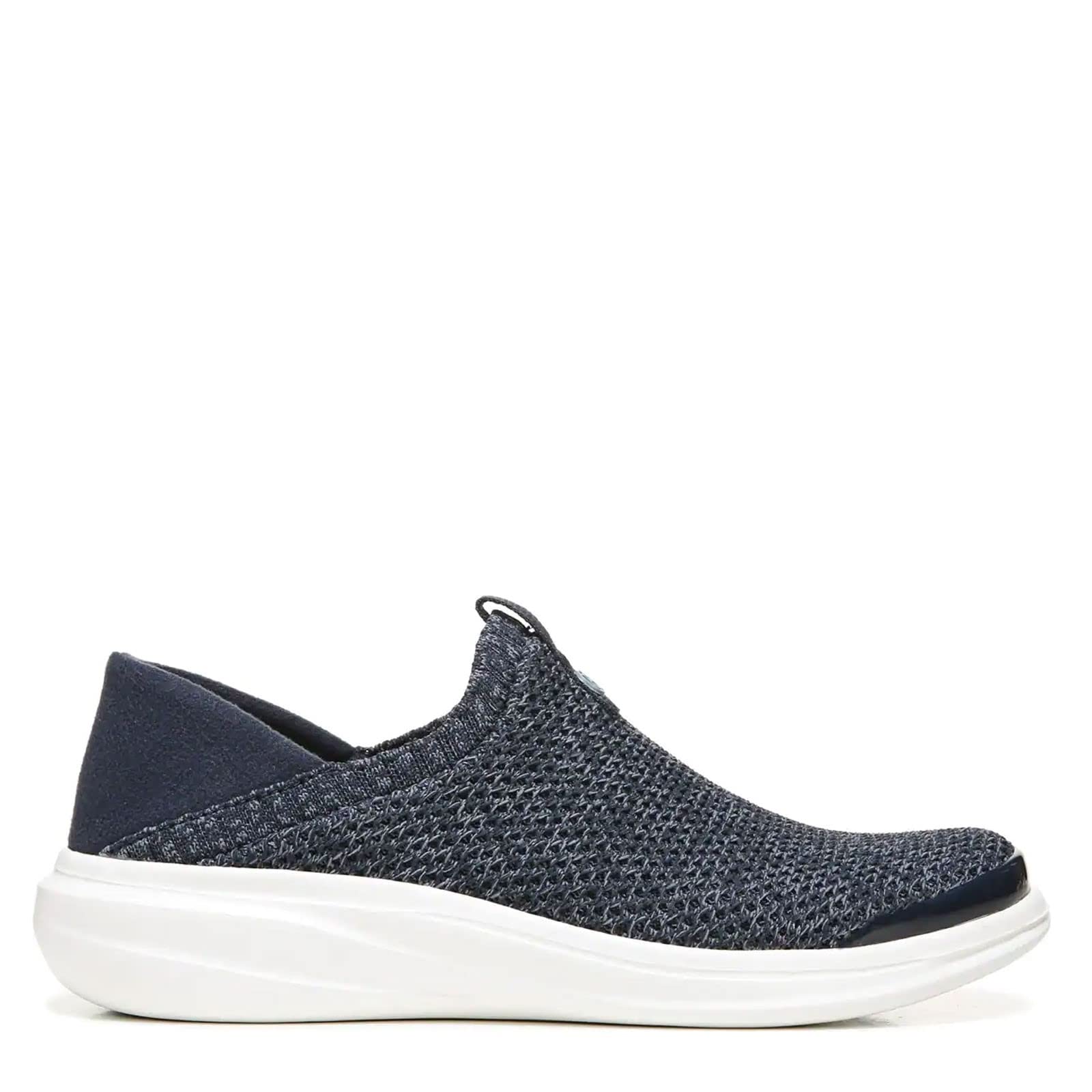 BZees Womens Clever Fashion Sneaker Navy 6 M