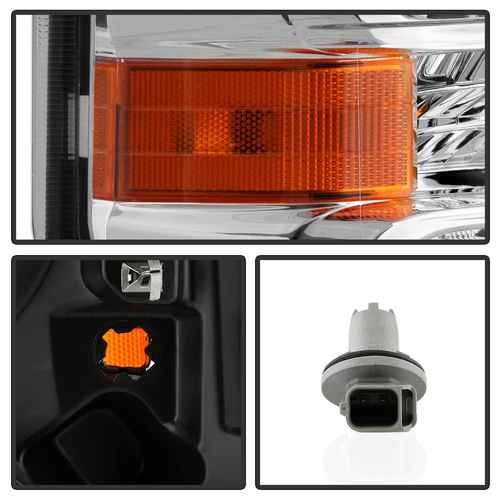 ACANII - For [Non-Sealed Beam] 2008-2014 Ford E150 E250 Van 08-21 E350 E450 Super Duty Headlight Headlamp Passenger Side