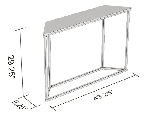 Safdie Console Table - Sturdy Mondern Console Tables for Entryway - Easy to Assemble - Narrow Entrance Table, Sofa Table, Entry Table, Hallway Table - Elegant & Modern, Behind Couch Table