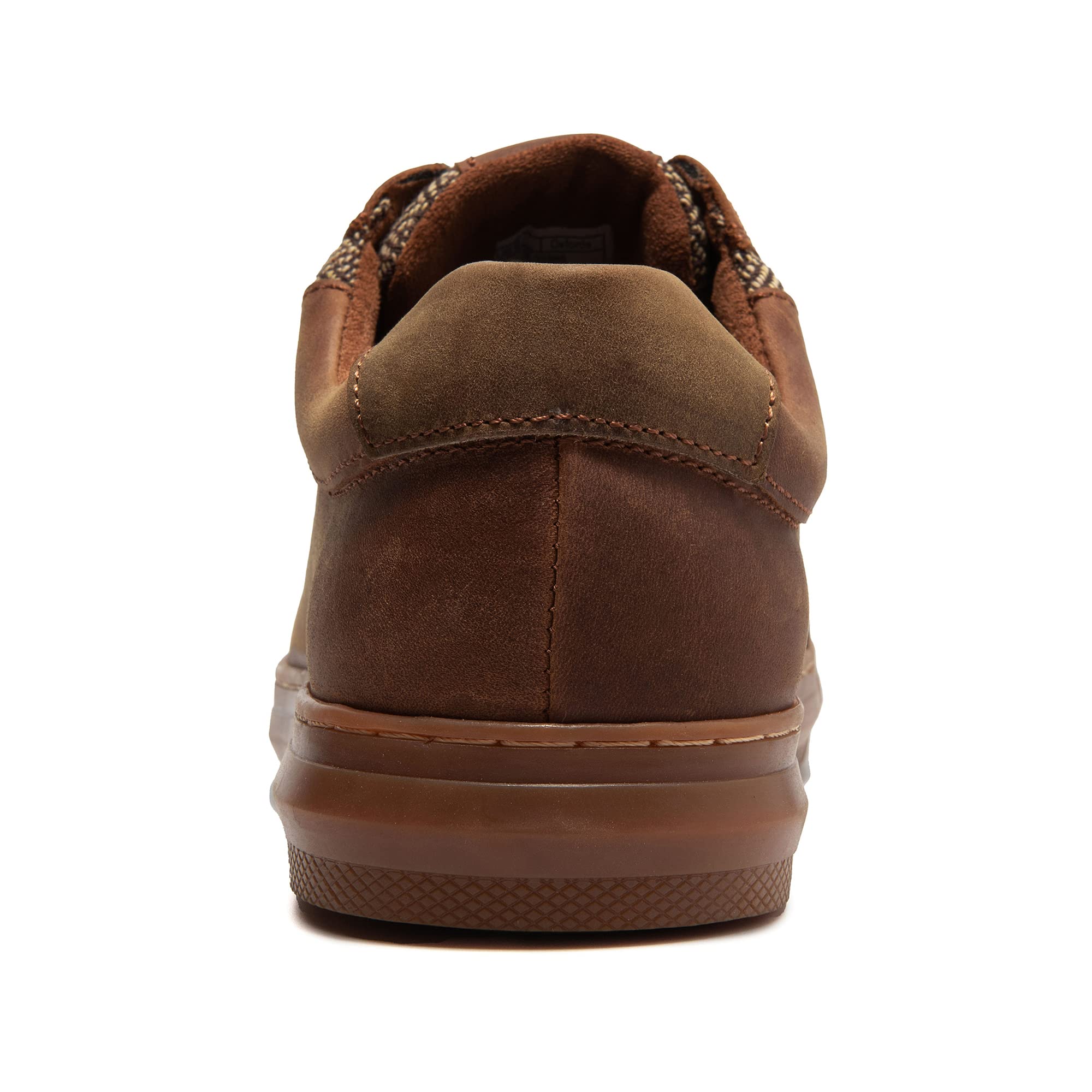Men's Brown Suede Leather Casual Oxford Sneakers Everyday Fashion Walking Shoes for Men Size 13