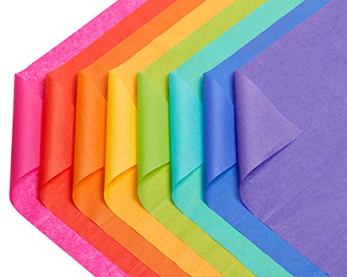 American Greetings Bold Colored Tissue Paper for Birthdays, Easter, Mother's Day, Father's Day, Graduation, and All Occasions (40-Sheets)