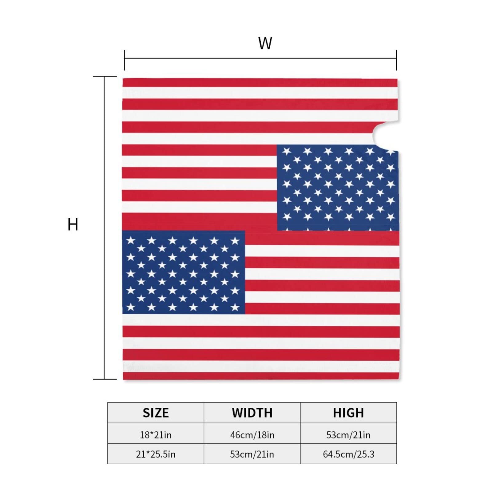 Perinsto American Flag Mailbox Covers Magnetic Waterproof Patriotic Mail Cover Letter Post Box Wraps for Home Garden Yard Decor, 21x18 in