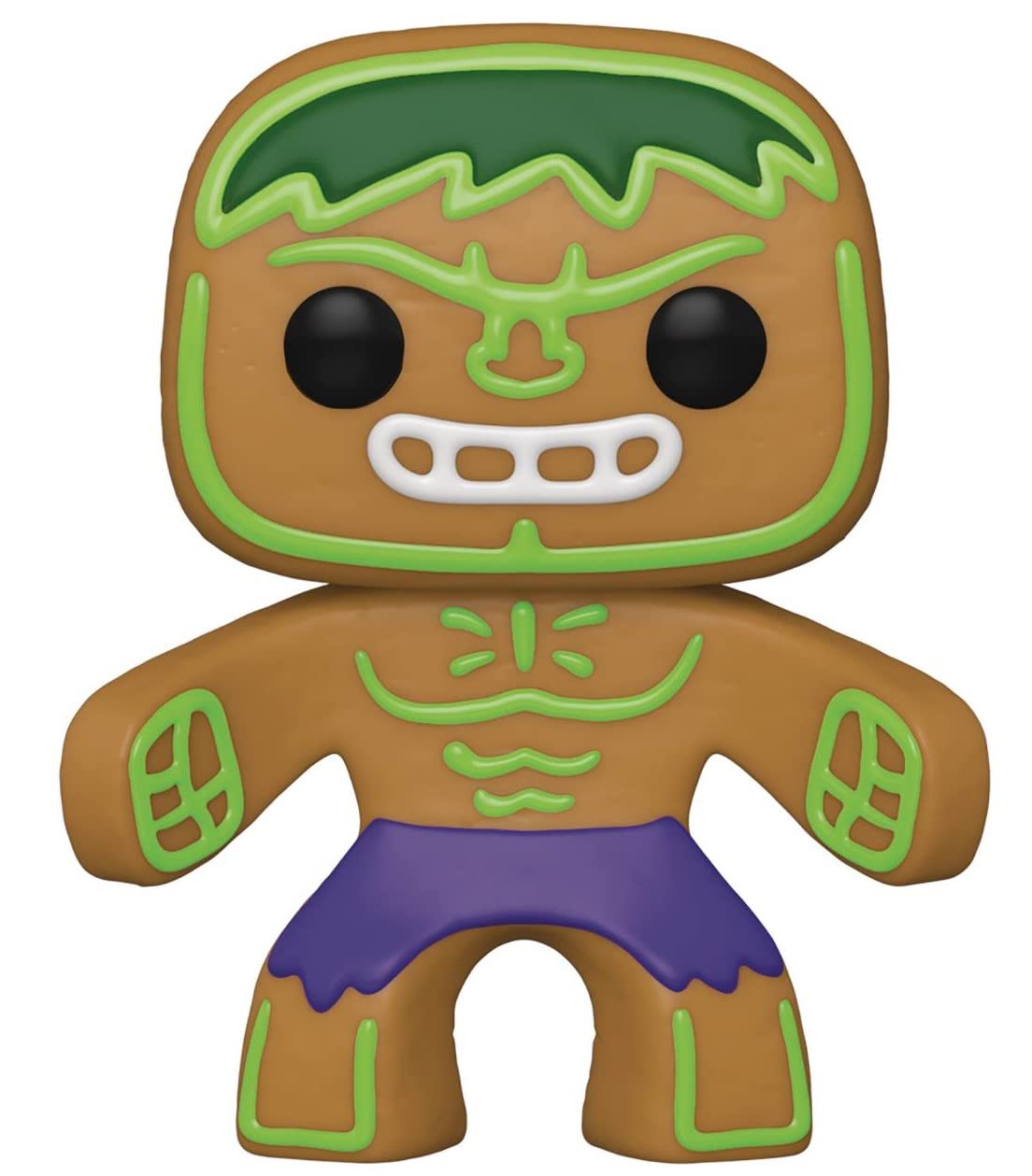 POP Marvel: Holiday - Gingerbread Hulk Funko Vinyl Figure (Bundled with Compatible Box Protector Case), Multicolored, 3.75 inches