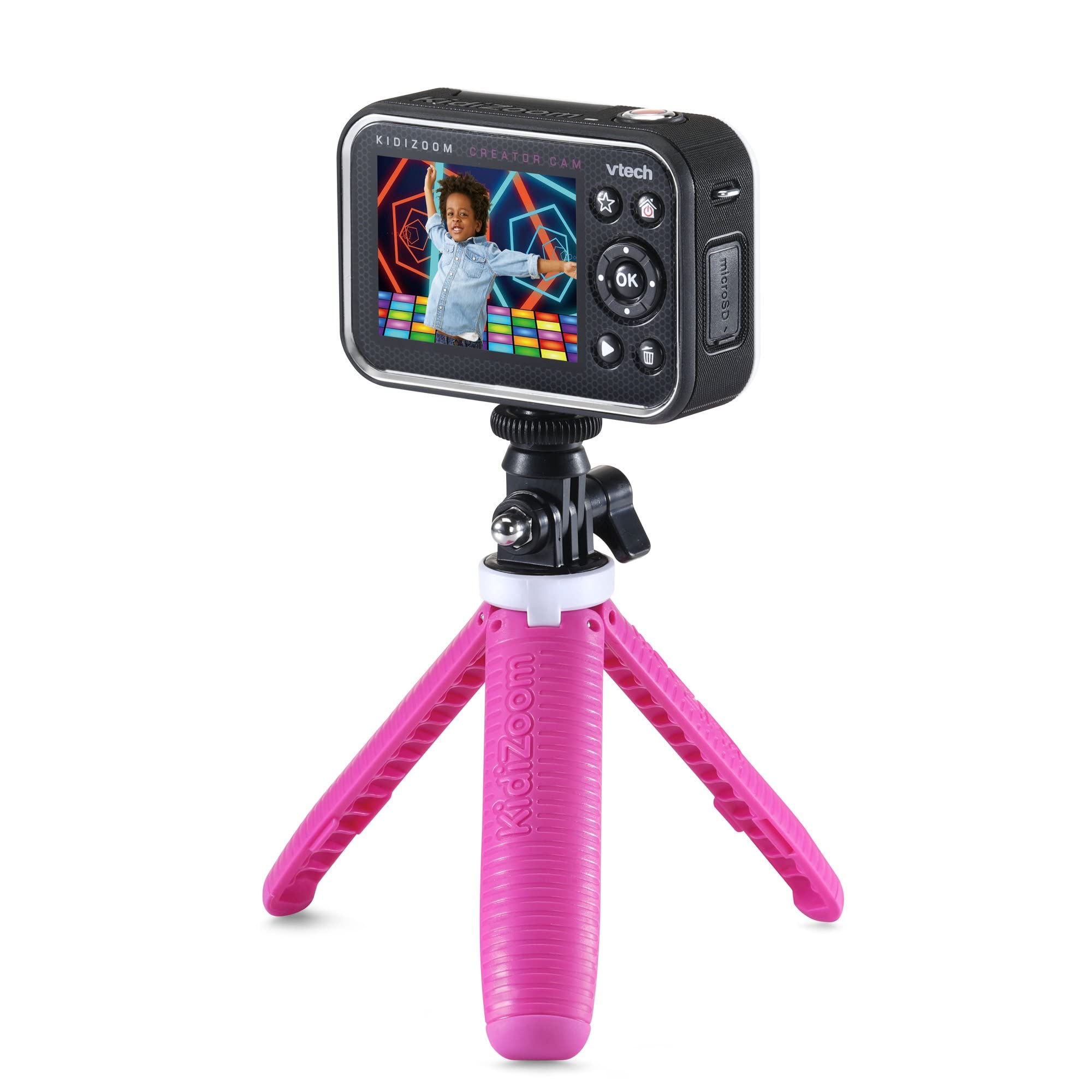 VTech KidiZoom Creator Cam, Glitter Pink