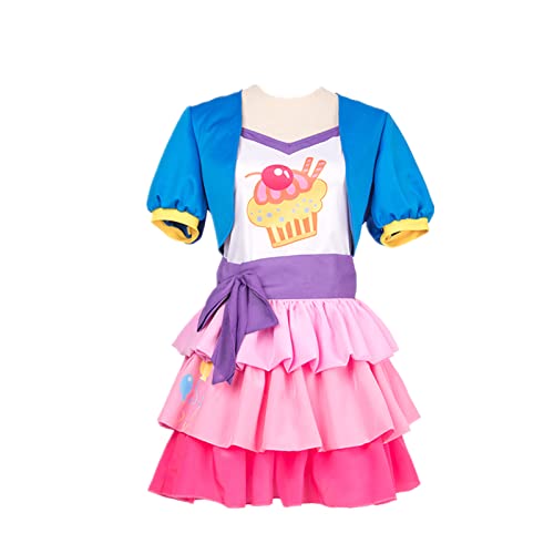 Sshine2022 Pinkie Pie Costume for Cosplay Women Men festival Outfit Halloween Christmas Carnival Party Uniform (Female XXL)