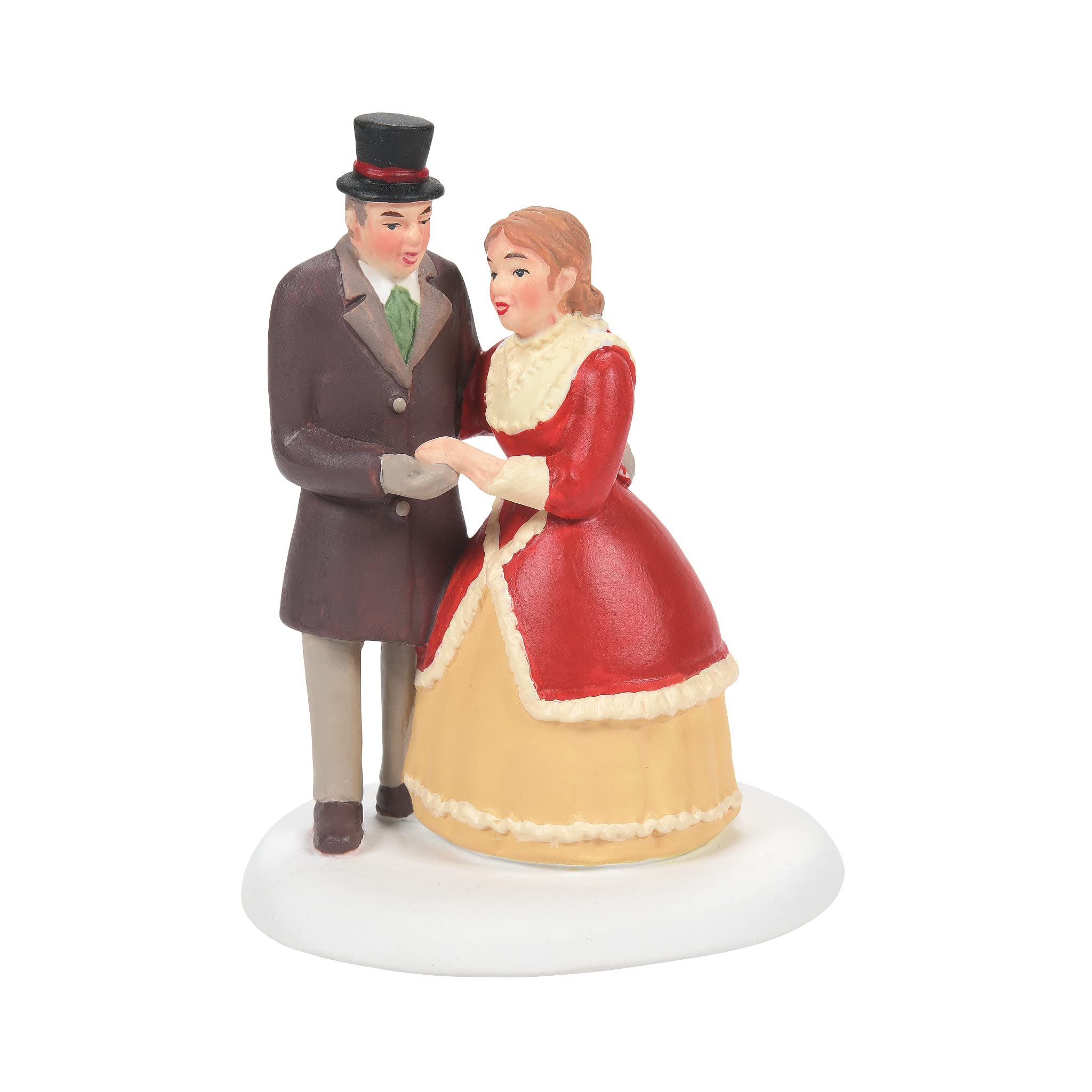Department 56 Dickens Village Accessories a Christmas Honeymoon Figurine, 2.72 Inch, Multicolor
