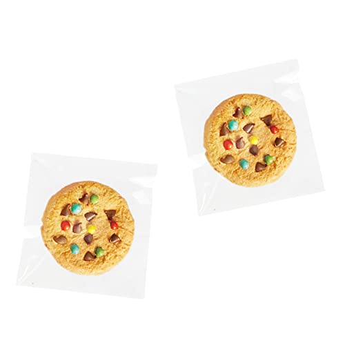 Qtop Cookie Bags 120 Pcs Candy Bags Clear Plastic Bags 4"x6"-1.57 mils Thick Self Sealing OPP Cello Bags, Self Adhesive Bags for Bakery Cookies Goodies Favor Decorative Wrappers