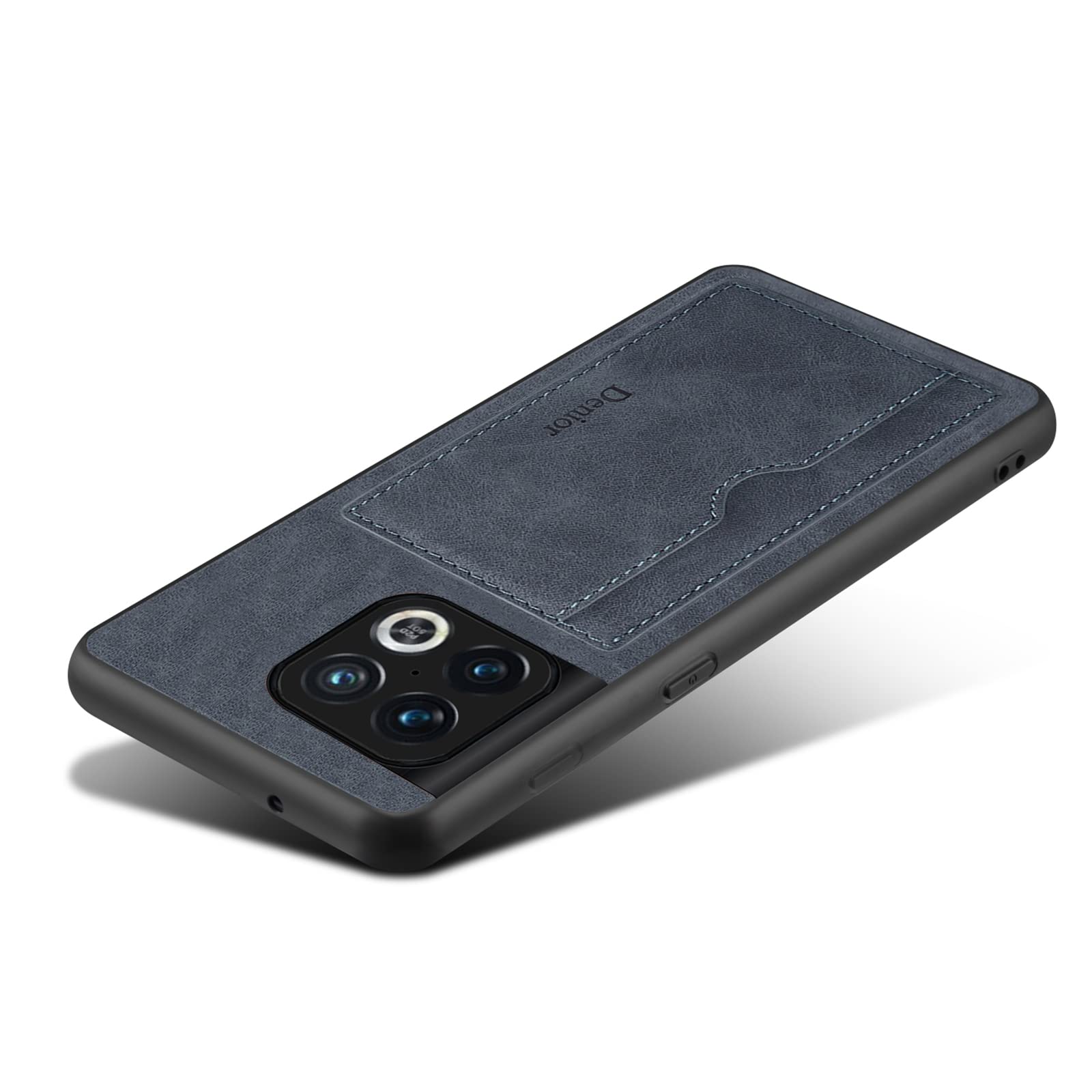 HAII Card Holder Case for OnePlus 10 Pro 5G, Premium PU Leather Wallet Case with Card Slots Shockproof Protective Case for OnePlus 10 Pro 5G 2022 (Gray)