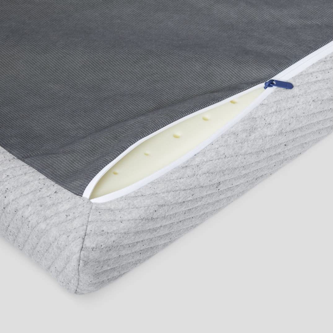 Casper Sleep Comfy Mattress Topper, 3-inch, Twin XL, Gray