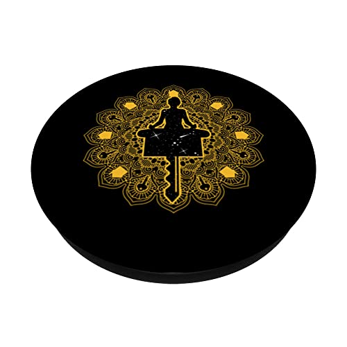 Real Estate Agent Yoga Key House Property Realtor Apartment PopSockets Swappable PopGrip