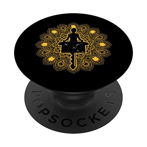 Real Estate Agent Yoga Key House Property Realtor Apartment PopSockets Swappable PopGrip