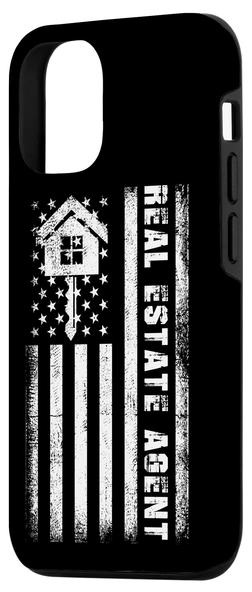 iPhone 12/12 Pro Real Estate Agent USA American Flag Realtor House Property Case