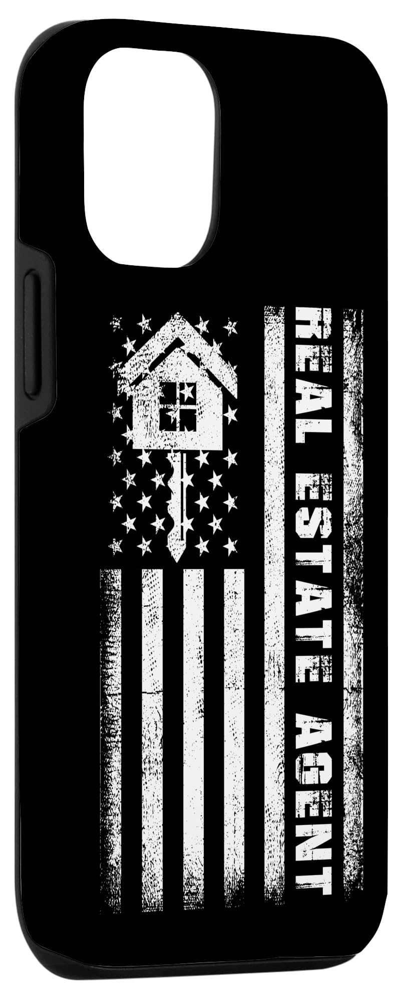 iPhone 12/12 Pro Real Estate Agent USA American Flag Realtor House Property Case