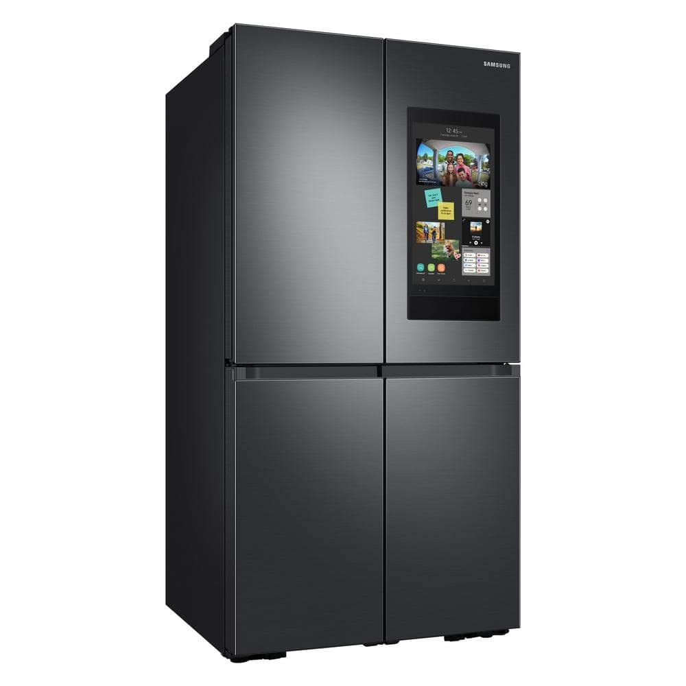 Samsung 28.6 Cu. Ft. Fingerprint Resistant Black Stainless Steel Smart 4-Door Flex Refrigerator Featuring Family Hub With Beverage Center And Dual Ice Maker - RF29A9771SG/AA