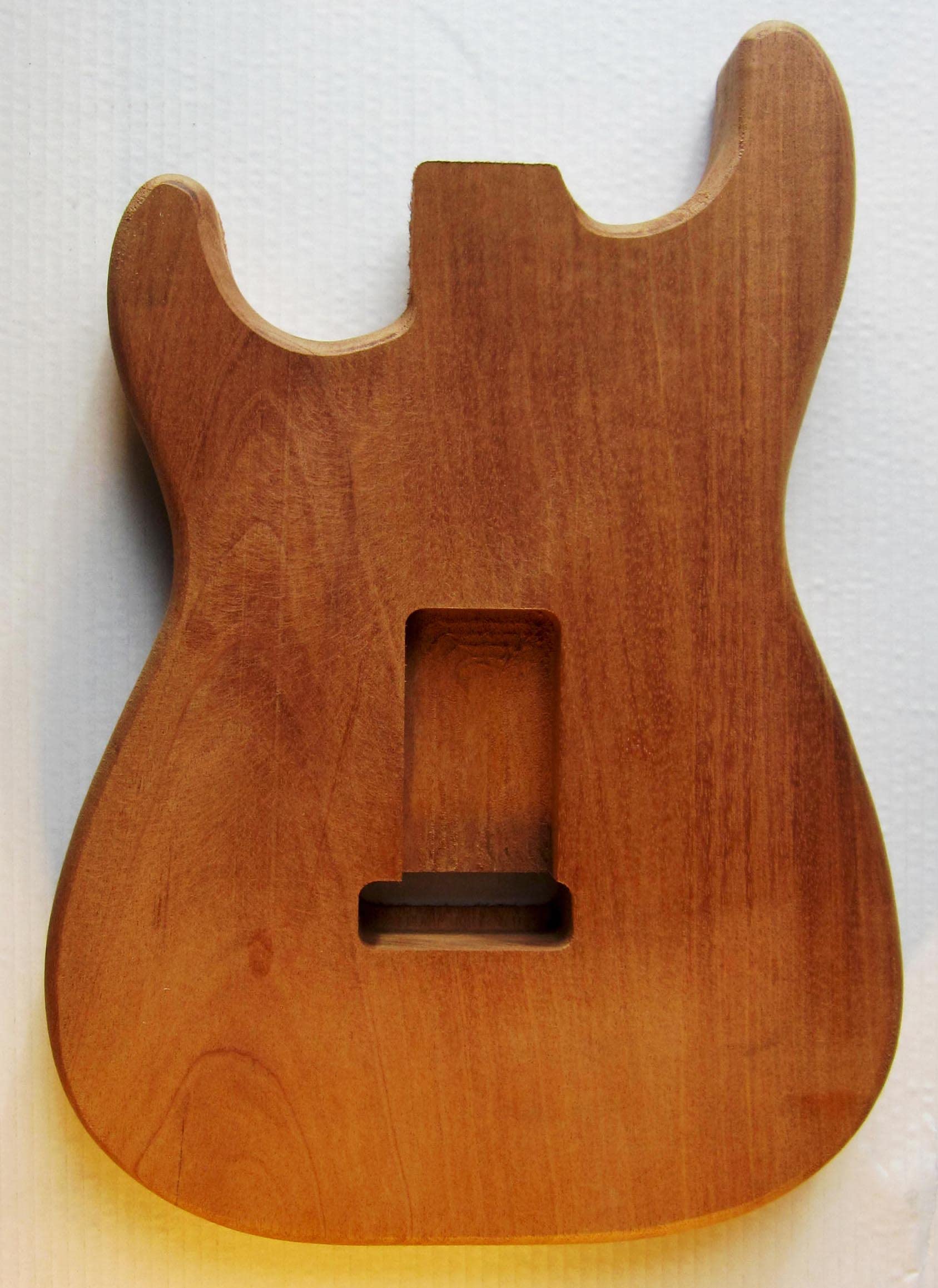 Supra-Tone Electric guitar body, ST style, unfinished, Mahogany, THINLINE, Made in USA
