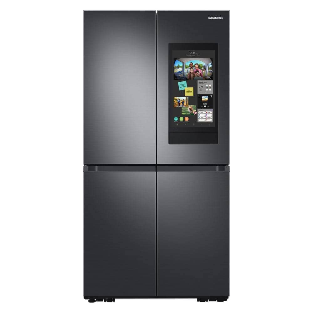 Samsung 28.6 Cu. Ft. Fingerprint Resistant Black Stainless Steel Smart 4-Door Flex Refrigerator Featuring Family Hub With Beverage Center And Dual Ice Maker - RF29A9771SG/AA