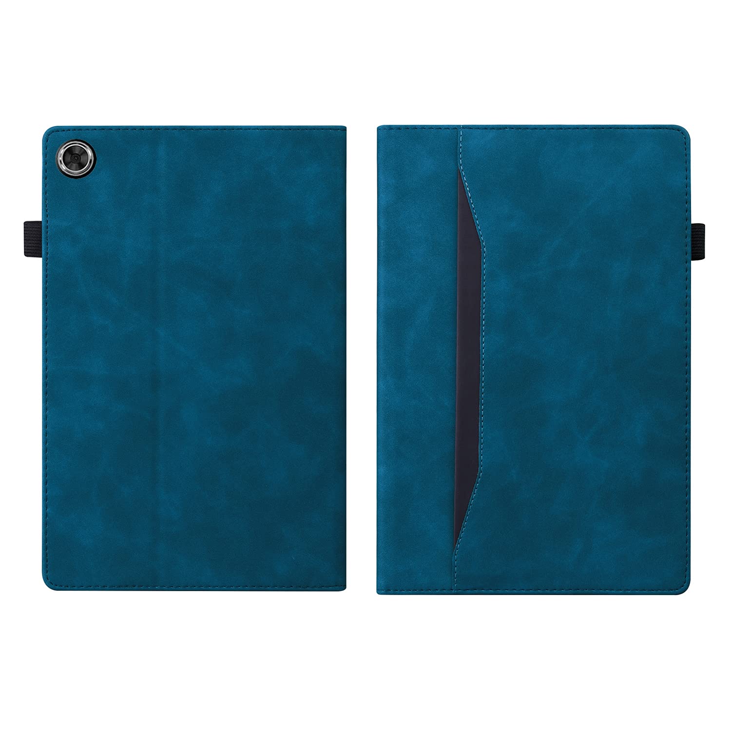 Case for Samsung Galaxy Tab A8 10.5'' 2022 PU Leather Cover SM-X200/X205 Flip Stand Shell with Card Holder Multi-Angle Viewing Business for Galaxy Tab A8 10.5 inch Tablet,Navy Blue