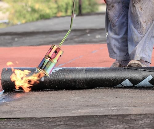 Flame King Propane Torch Kit Heavy Duty Weed Burner, 320,000 BTU with 6-ft Hose for Weed Burning, Melting Ice and Snow, and Roofing