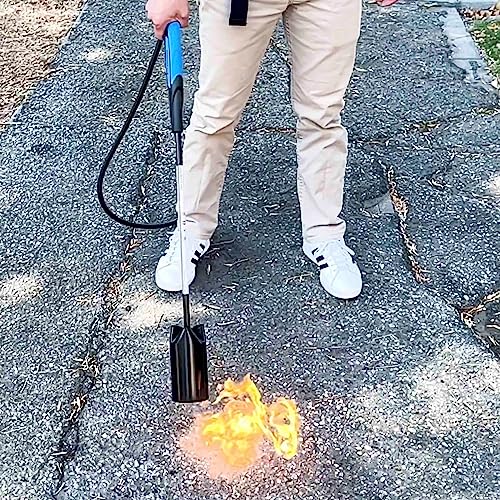 Flame King Propane Torch Kit Heavy Duty Weed Burner 500,000 BTU with 10-FT Hose, 39 inches Long for Weed Burning, Melting Ice and Snow, and Roofing