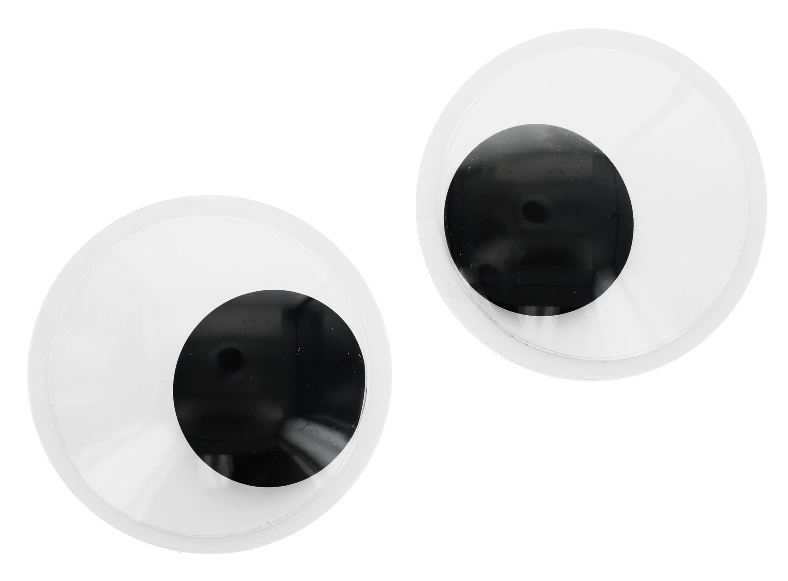 Essentials By Leisure Arts Eyes Sticky Back Moveable 6" 2Pc Googly Eyes, Google Eyes for Crafts, Big Googly for Crafts, Wiggle Eyes, Craft