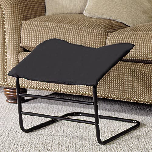 ETNA Leg Rest Foot Rest for Chair Sofa Couch Foot Rest Under Desk Leg Rest Small Foot Stool, Padded Leg Hammock for Desk, Black