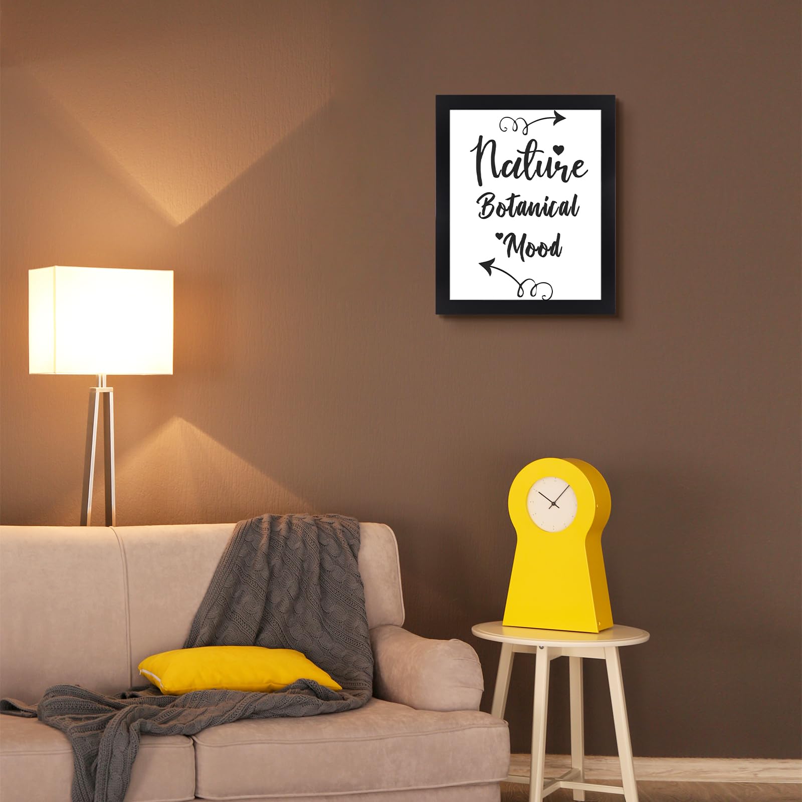 Golden State Art, 16x20 Picture Frame - Wide Molding - Wood Grain Rustic Style - Great for Displaying Pictures, Puzzle, Poster, Artwork (Black, 2 Pack)