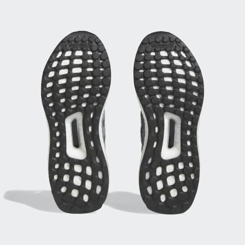 adidas Ultraboost 1.0 Running Shoe, Grey/Grey/Black, 4 US Unisex Big Kid